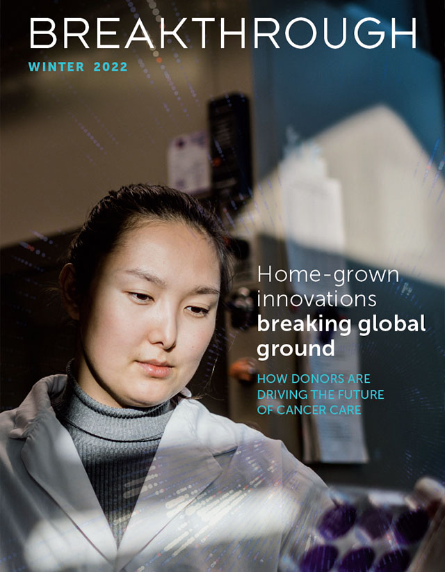 BREAKTHROUGH Winter 2022 - BC Cancer Foundation
